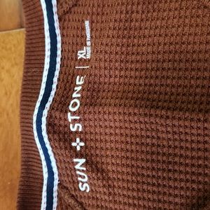 Sun+Stone | Shirts | Sunstone Thermal Waffle Long Sleeve Crew | Poshmark